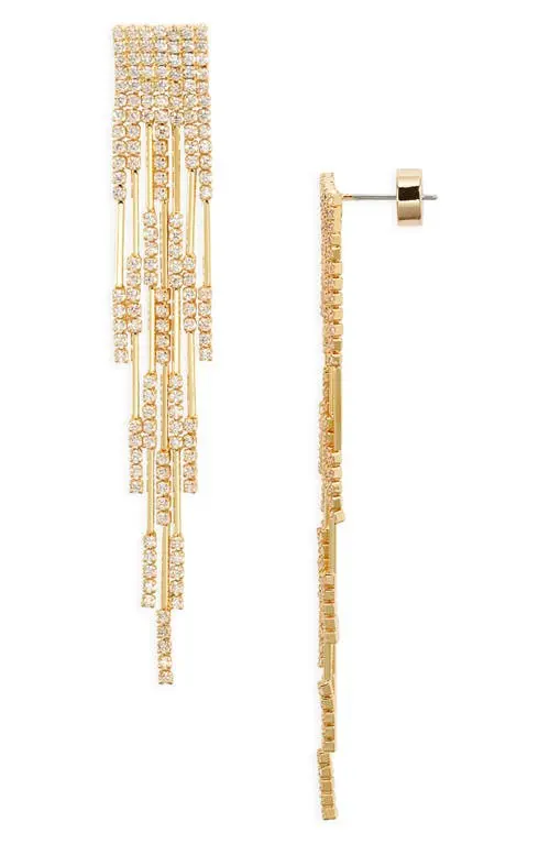 Nordstrom Cubic Zirconia Fringe Drop Earrings