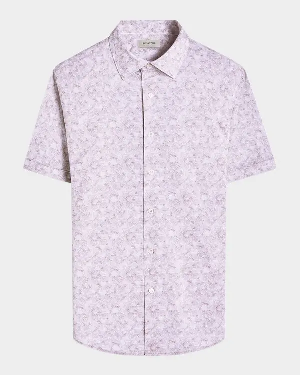 Bugatchi Ooohcotton Miles Sport Shirt - Sand