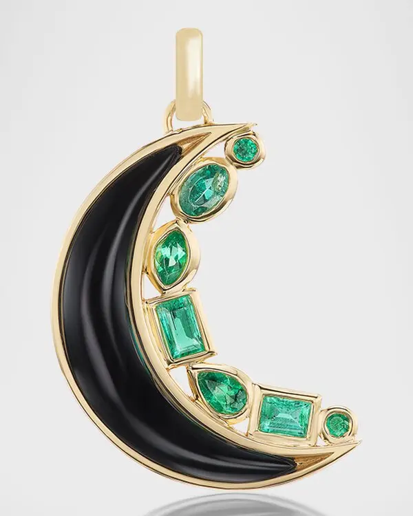 Sorellina 18k Yellow Gold Pendant With And Onyx