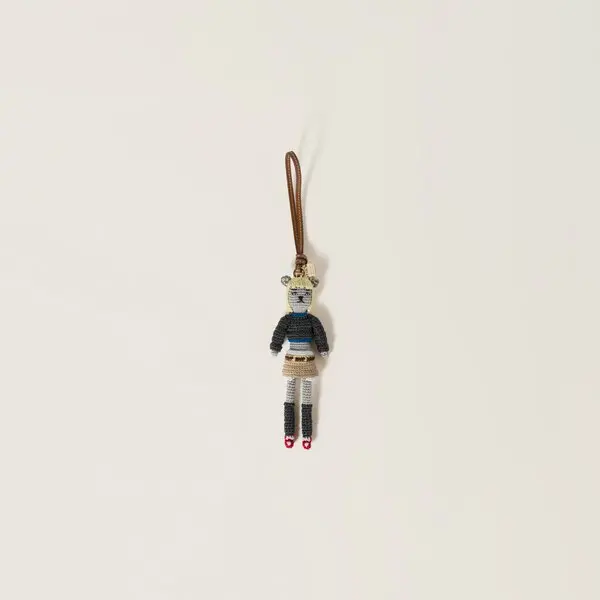 Miu Miu Technical Yarn Trick - Grey/cord