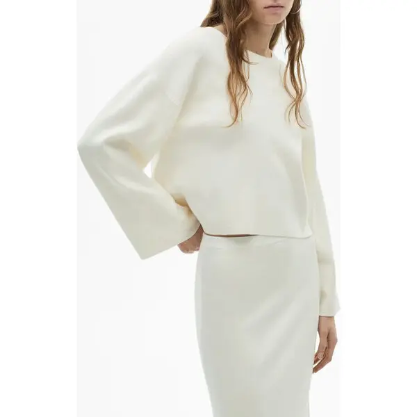 Mango Oversize Jersey Sweatshirt