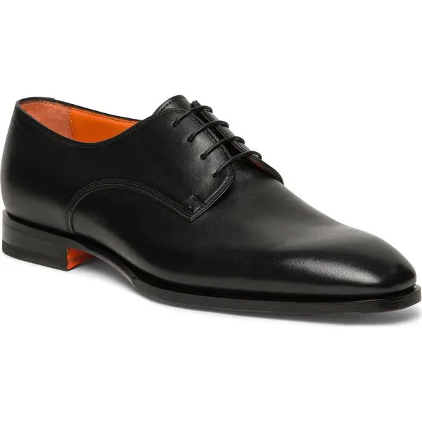 Santoni Archer Derby - Black