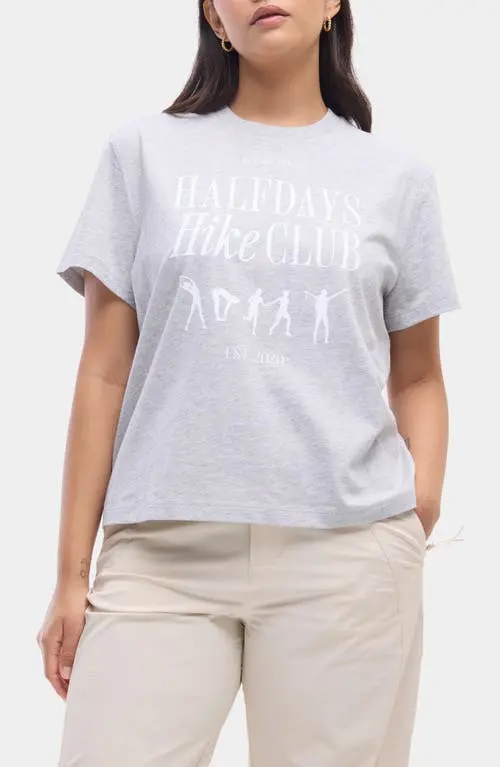 HALFDAYS Graphic T-shirt - Heather Grey
