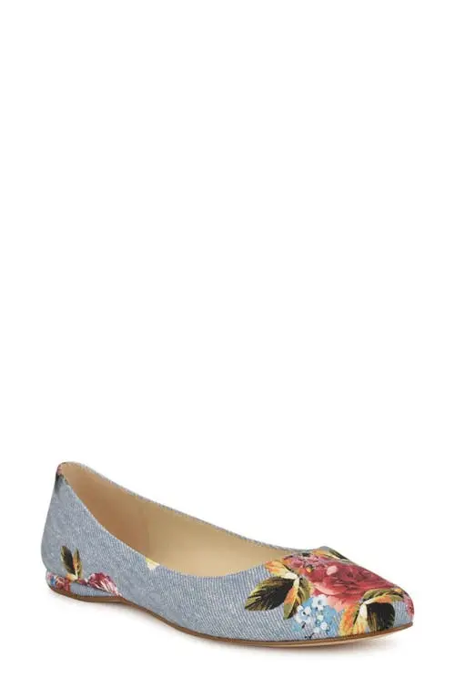 Nine West Speakup Flat - Medium Blue