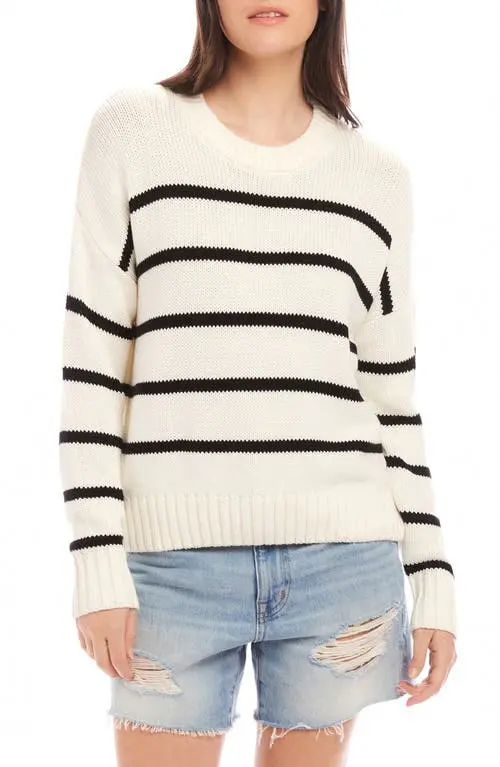 Fifteen Twenty Luca Crewneck Sweater - Stripe