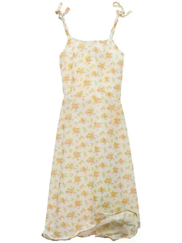 Prada Floral-print Midi Dress