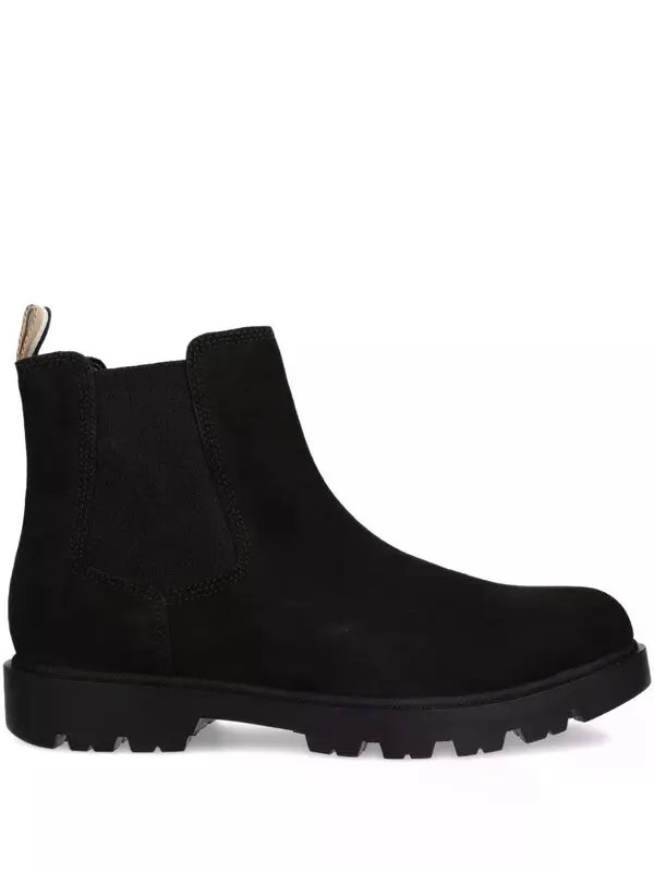 Hugo Boss Leather Chelsea Boots - Black