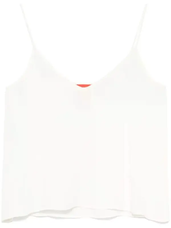 MERCI Georgette Tank Top - White