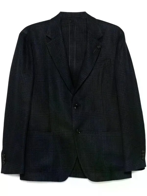 LARDINI Checked Blazer