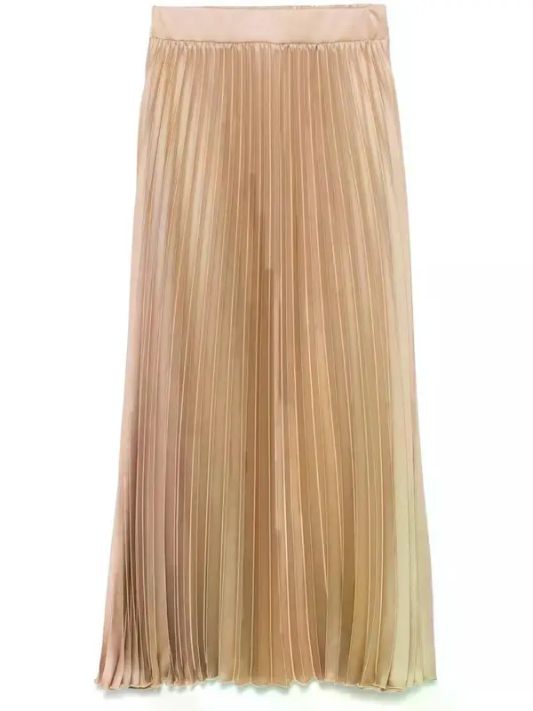 KAOS Pleated Midi Skirt - Neutrals