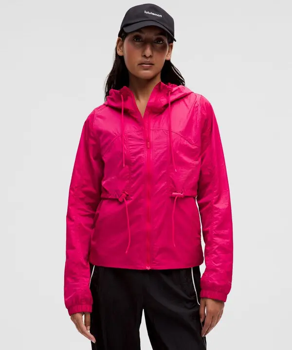 Lululemon Drawstring Water-resistant Hooded Jacket - Passionate