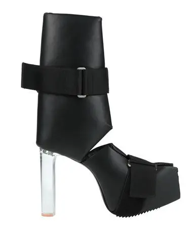 Rick Owens Leather Chunky Boots