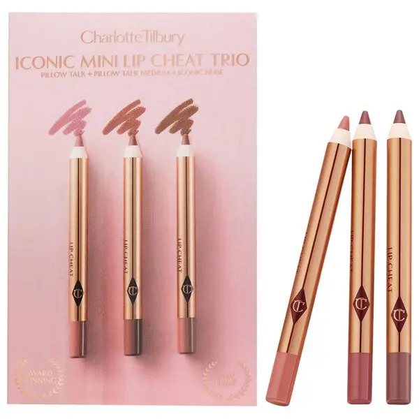 Charlotte Tilbury Mini Iconic Lip Cheat Lip Liner Trio - One-color