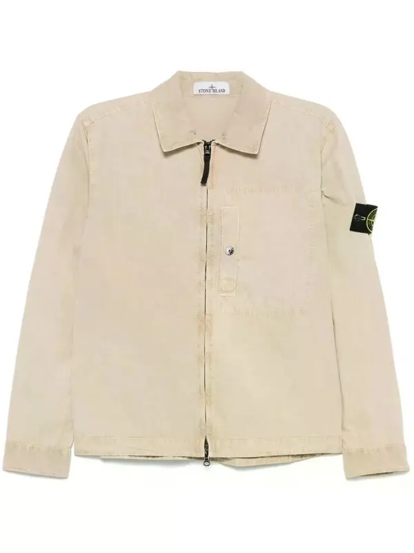 Stone Island Compass-badge Overshirt - Neutrals