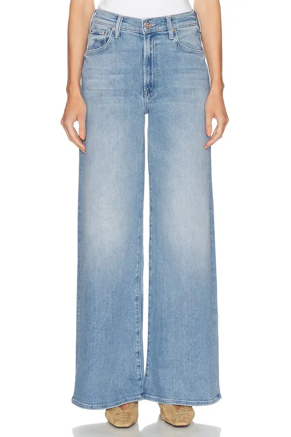 MOTHER The Ditcher Roller Zip Sneak Jeans