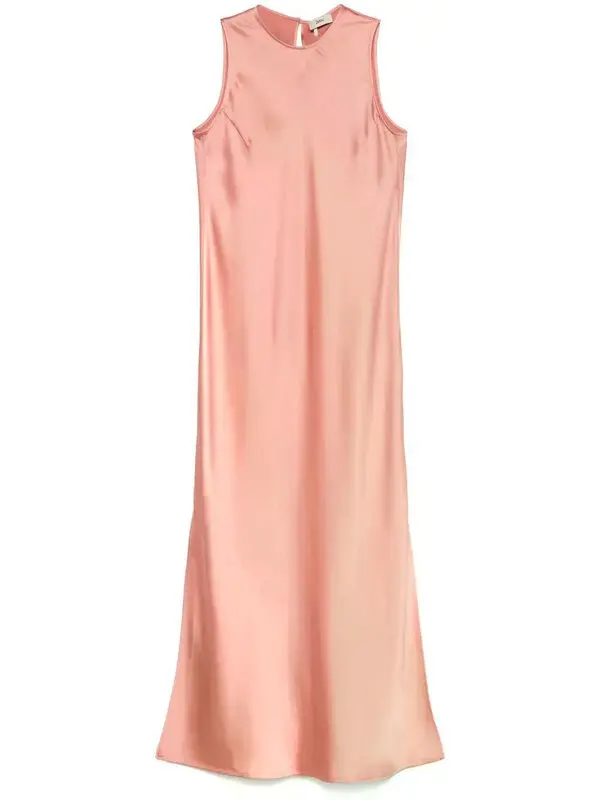 Herno Satin Midi Dress - Pink