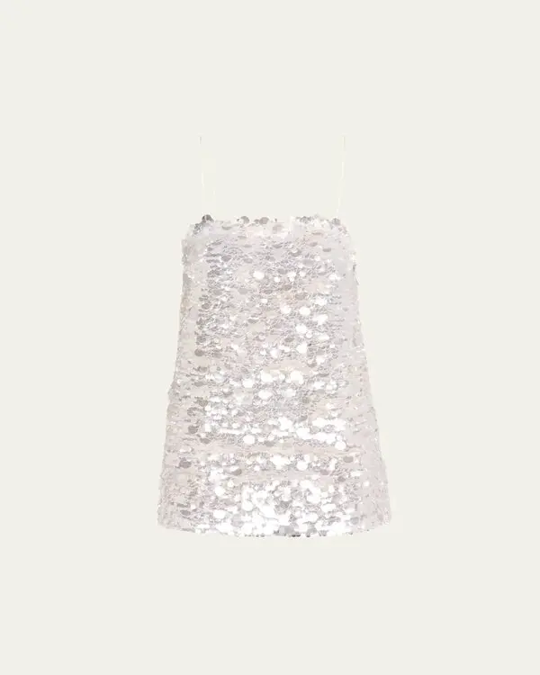 Retrofete Eleanora Mini Dress - Silver