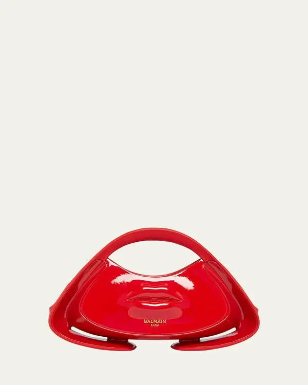 Balmain Jolie Madame Top-handle Bag - Rouge Red
