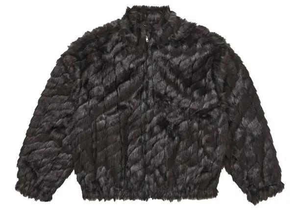 Supreme Windstopper Faux Fur Jacket - Black