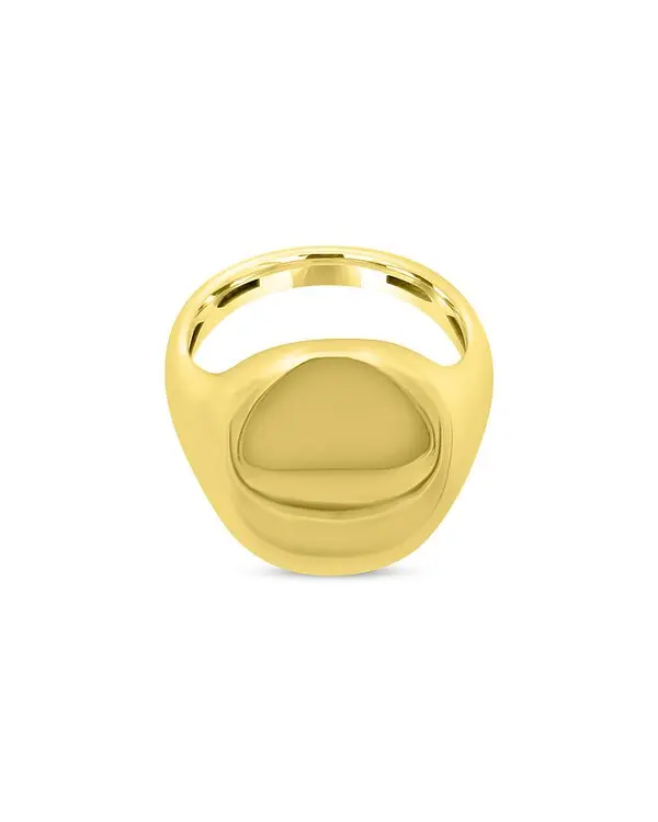 Bloomingdale'S 14k Yellow Oval Signet Ring