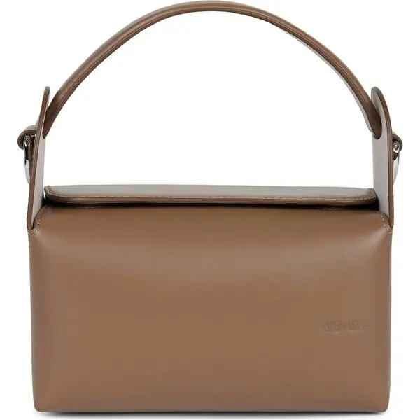 WE-AR4 The Pastry Box 20 Leather Top Handle Bag - Caffe