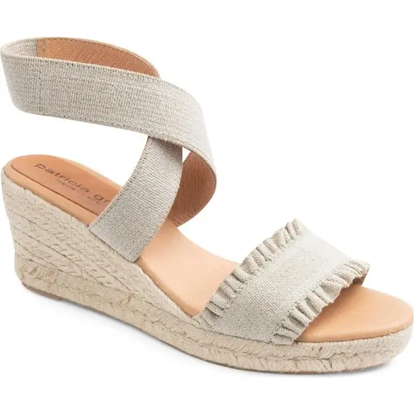 PATRICIA GREEN Easton Ankle Wrap Platform Wedge Sandal