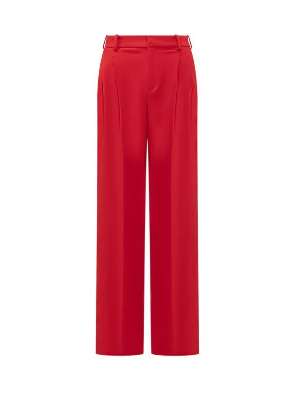 Elisabetta Franchi Straight Leg Crepe Pants