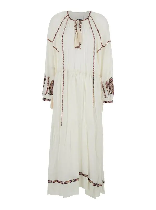 Isabel Marant Florenza Long Sleeve Maxi Dress