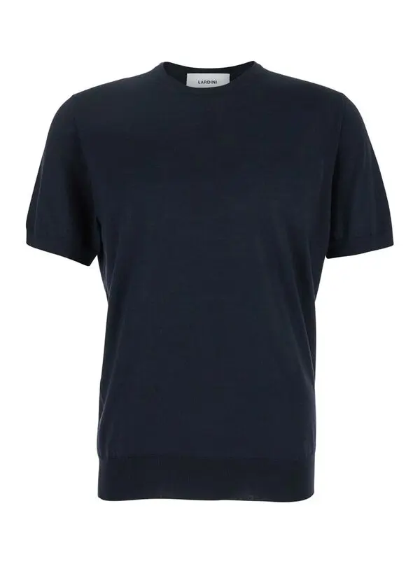LARDINI Ribbed Crewneck Sweater