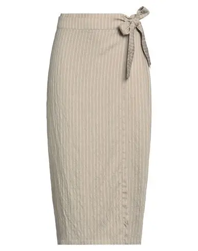 CARACTÈRE Midi Striped Wrap Skirt