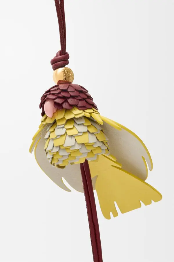 Loewe Bird Charm In Classic Leather Skin
