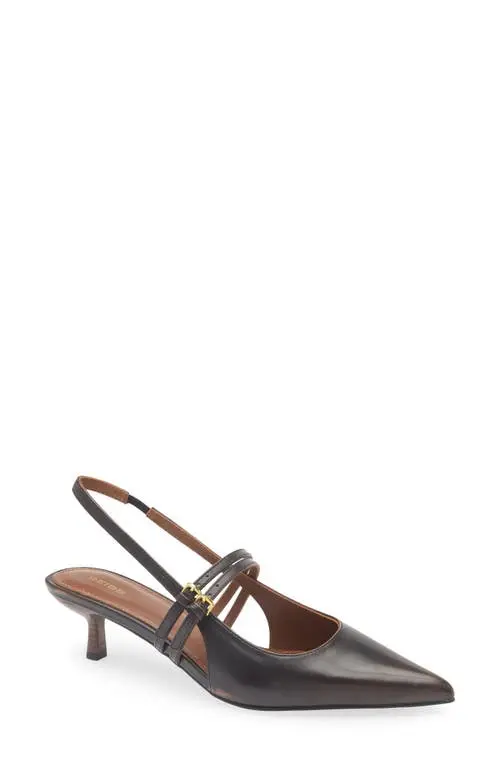 REISS Isla Pointed-toe Slingback Sandals