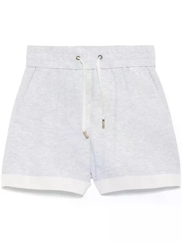 Peserico Mélange-effect Shorts