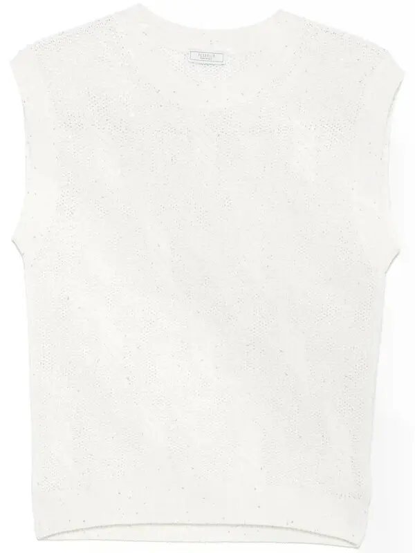 Peserico Sequin Embellished Knit Top