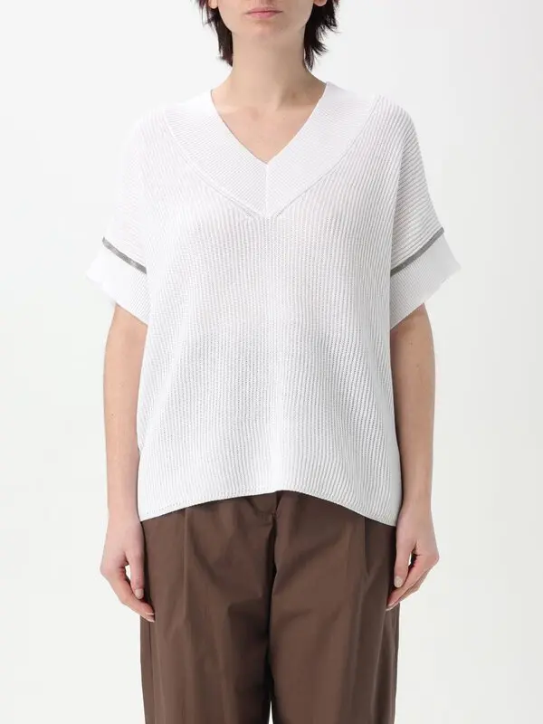 Brunello Cucinelli Pullover Sweater - White