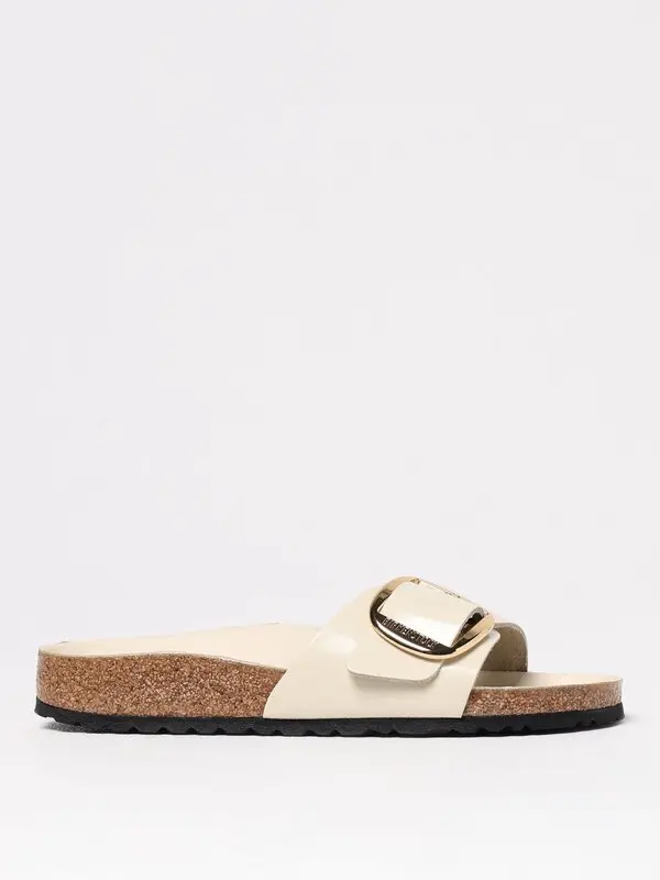 BIRKENSTOCK Flat Sandal - Ecru