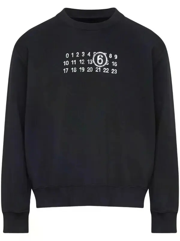 MAISON MARGIELA Numbers-motif Sweatshirt