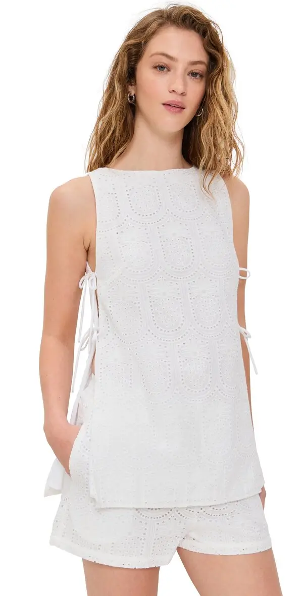 SEVEN WONDERS Arabella Eyelet Top
