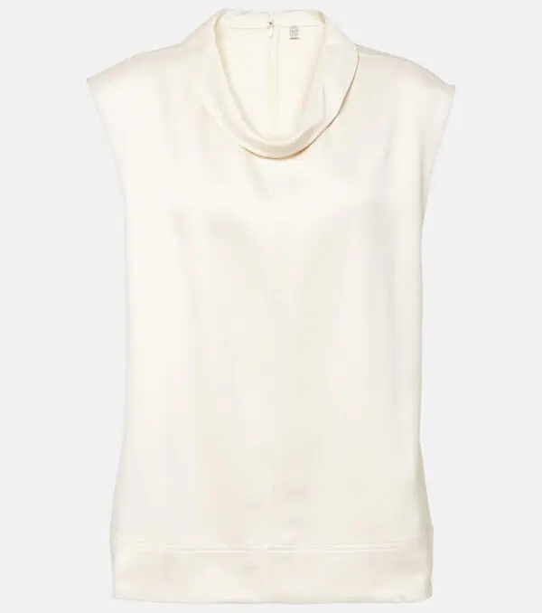 TOTÊME Satin Top - Beige