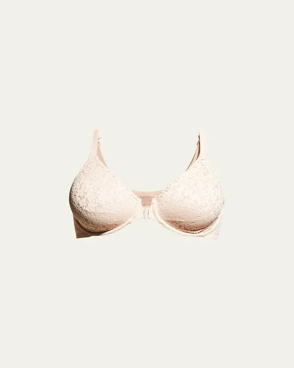 Chantelle Norah Floral Lace Bra - Rose