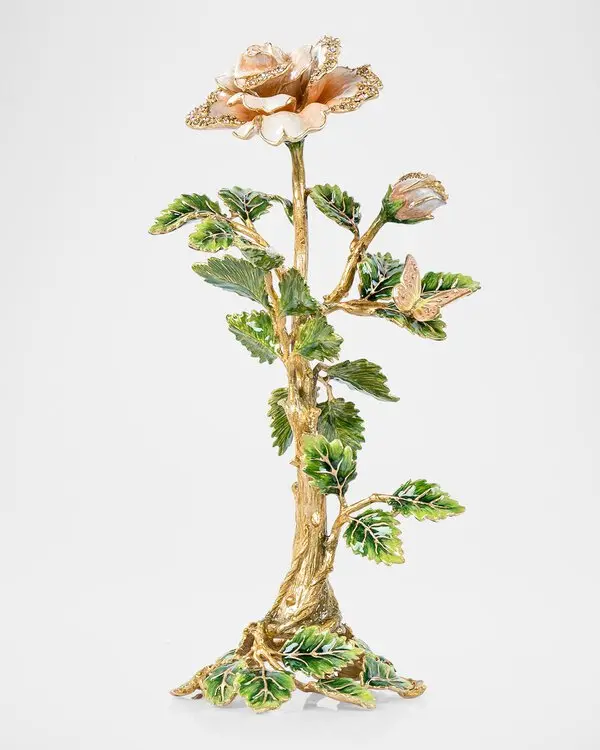 JAY STRONGWATER Eternity Rose Objet - One-color