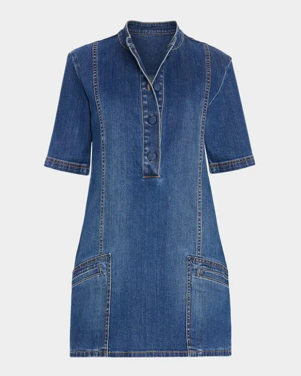 Ramy Brook Skylar Denim Mini Dress