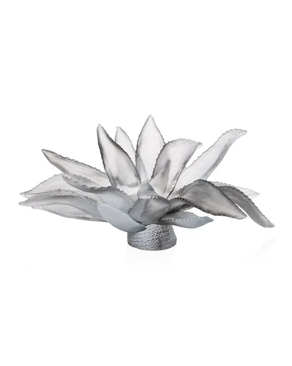 DAUM Jardin De Cactus Grey Centerpiece Emilio Robba