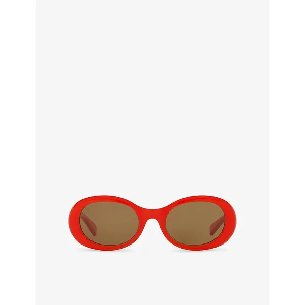 Gucci Gg1587s Oval-frame Sunglasses