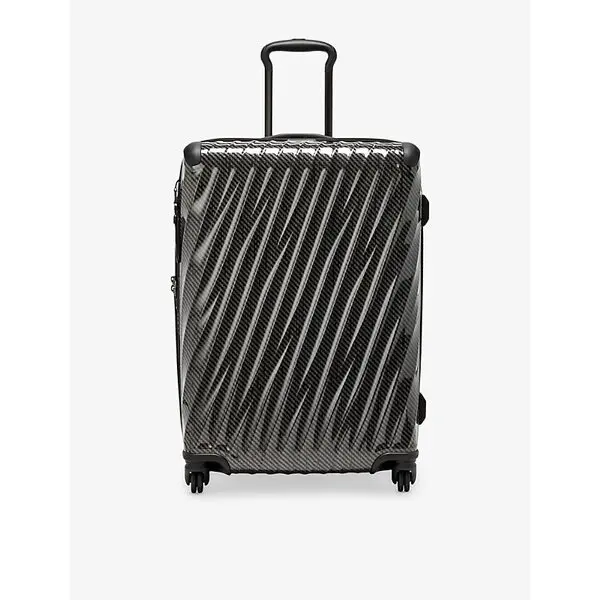 Tumi 19 Degree Polycarbonate Checked Suitcase 66cm - Black Graphite