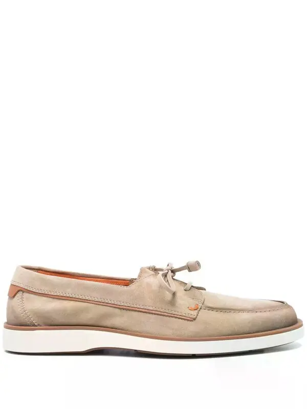 Santoni Suede Loafers