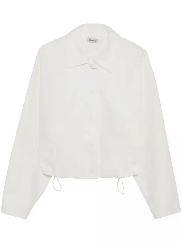 Simkhai Everli Cropped Jacket - White