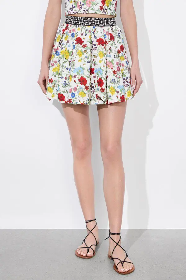 Alice + Olivia Haven Mini Skirt - Floral