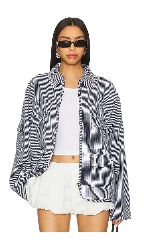 Lioness Renacida Jacket - Denim Stripe