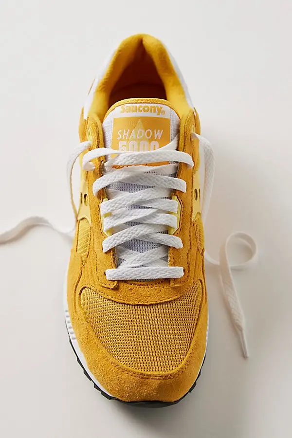 Saucony Shadow 5000 Sneakers - Mustard/white